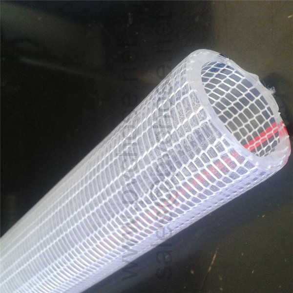 PVC braided hose With red line – QIBAI PVC HOSE FACTORY