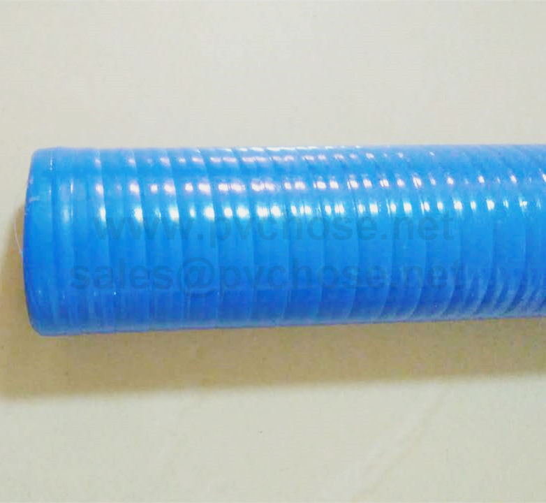 PVC blue helix suction hose PVC dust hose – PVC HOSE FACTORY